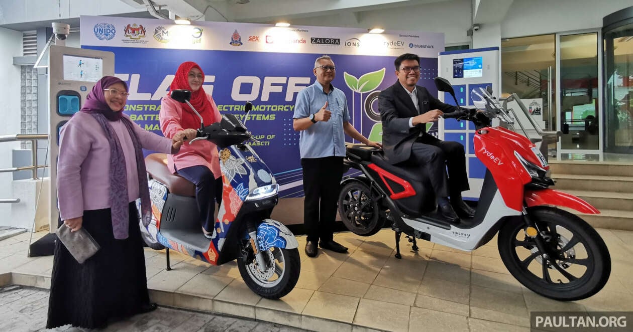 MGTC commences EV bike battery swapping project in Malaysia – 40 units to be trialled over two ...