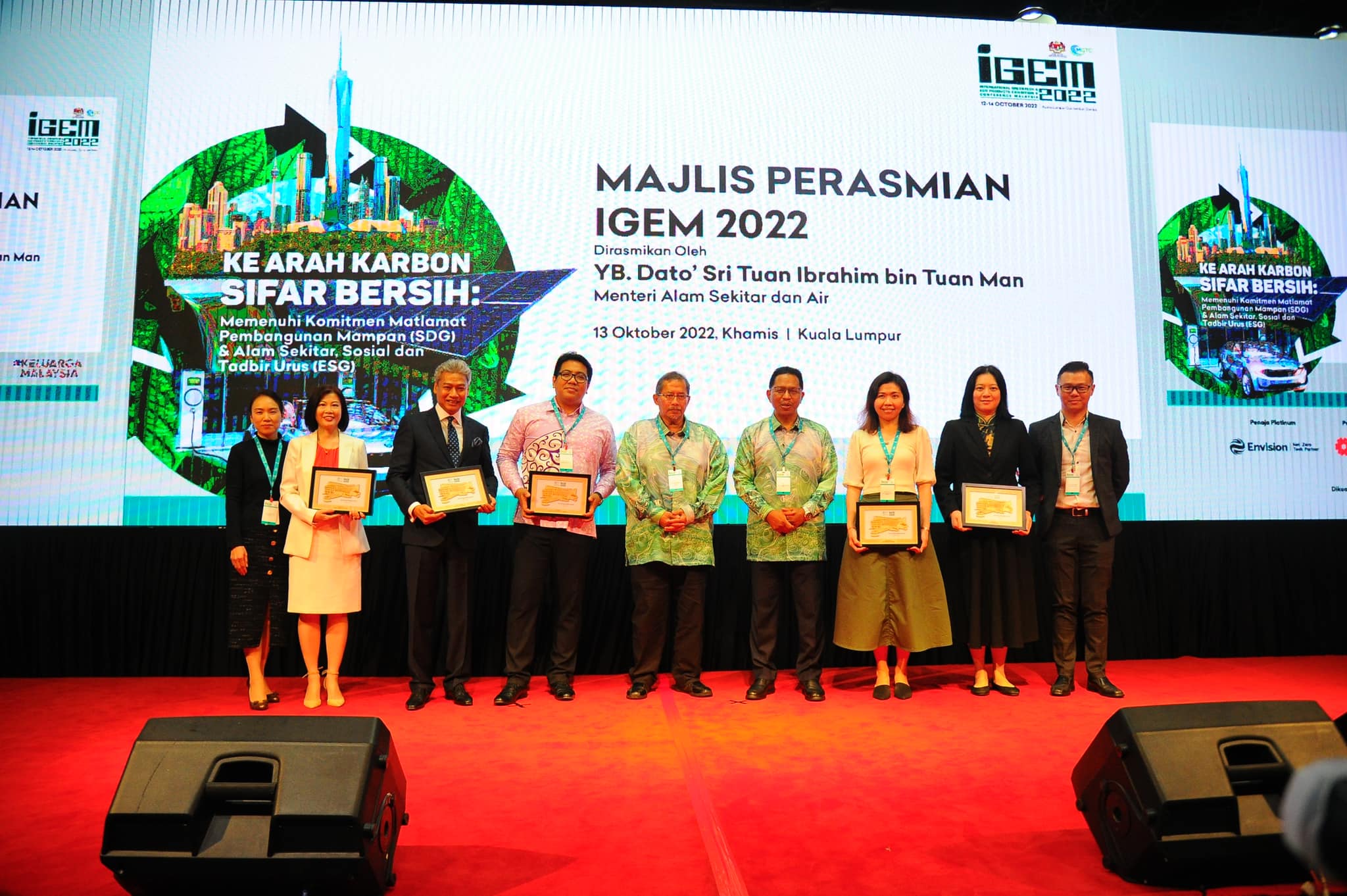 Perasmian Persidangan dan Pameran Antarabangsa Teknologi Hijau dan ...