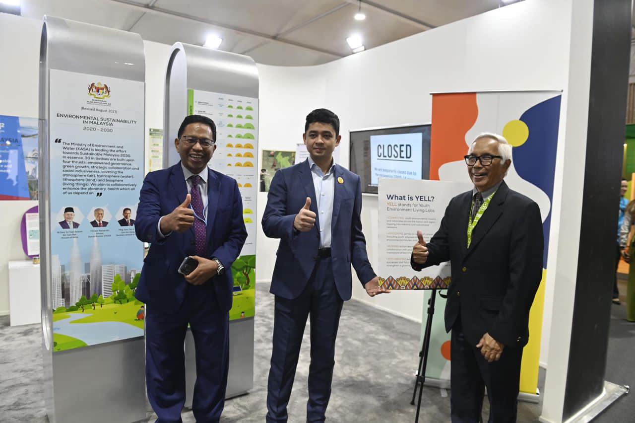 The Regent of Pahang visited the Malaysia Pavilion at the UNFCCC COP27 ...
